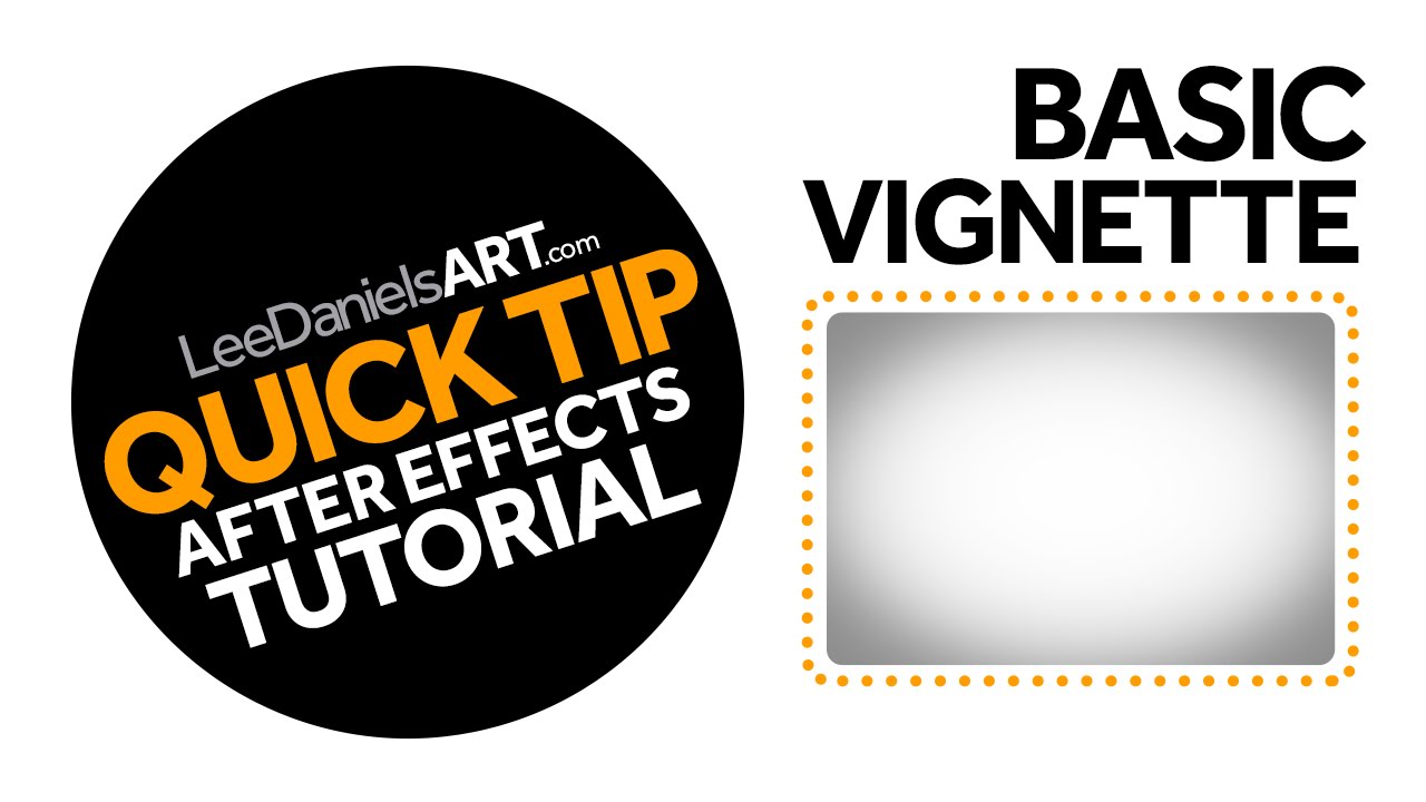 After Effects Tutorial | QUICK TIP | Basic Vignette