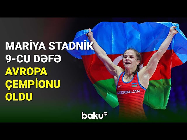 Mariya Stadnik 9-cu dəfə Avropa çempionu oldu - VİDEO - Oxu.az