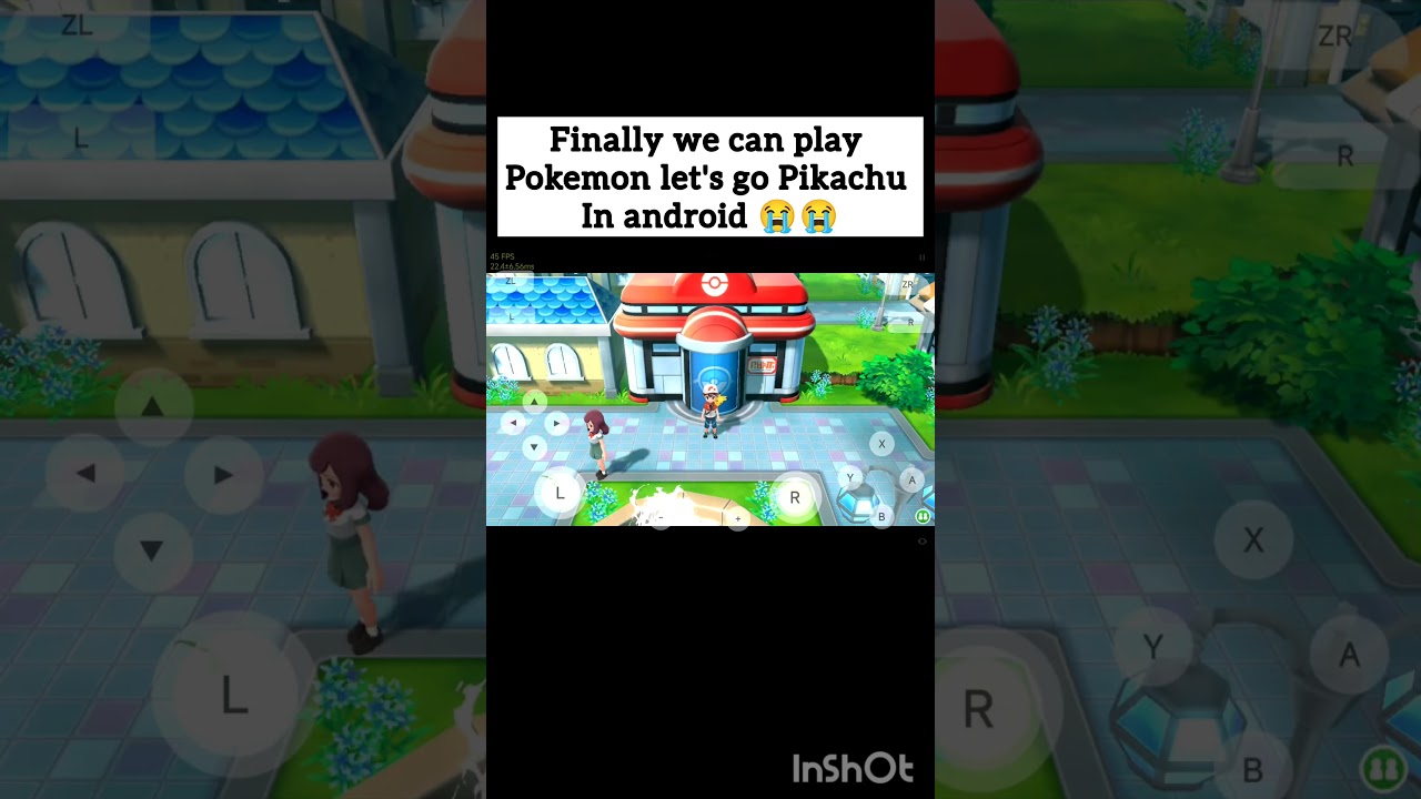 finally we can play Pokemon let's go Pikachu in Android 😭😭skyline emulator #shorts #gaming