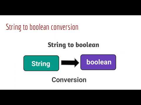 String to boolean conversion in java | How to convert a string to a boolean in Java