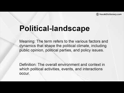 Political-landscape Meaning