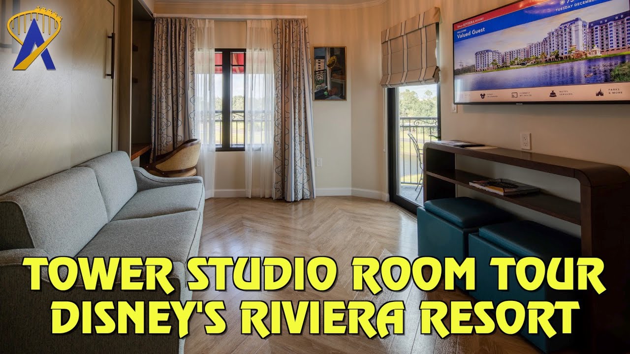 MyDisneyFix | Tower Studio Room Tour at Disney’s Riviera Resort, a ...