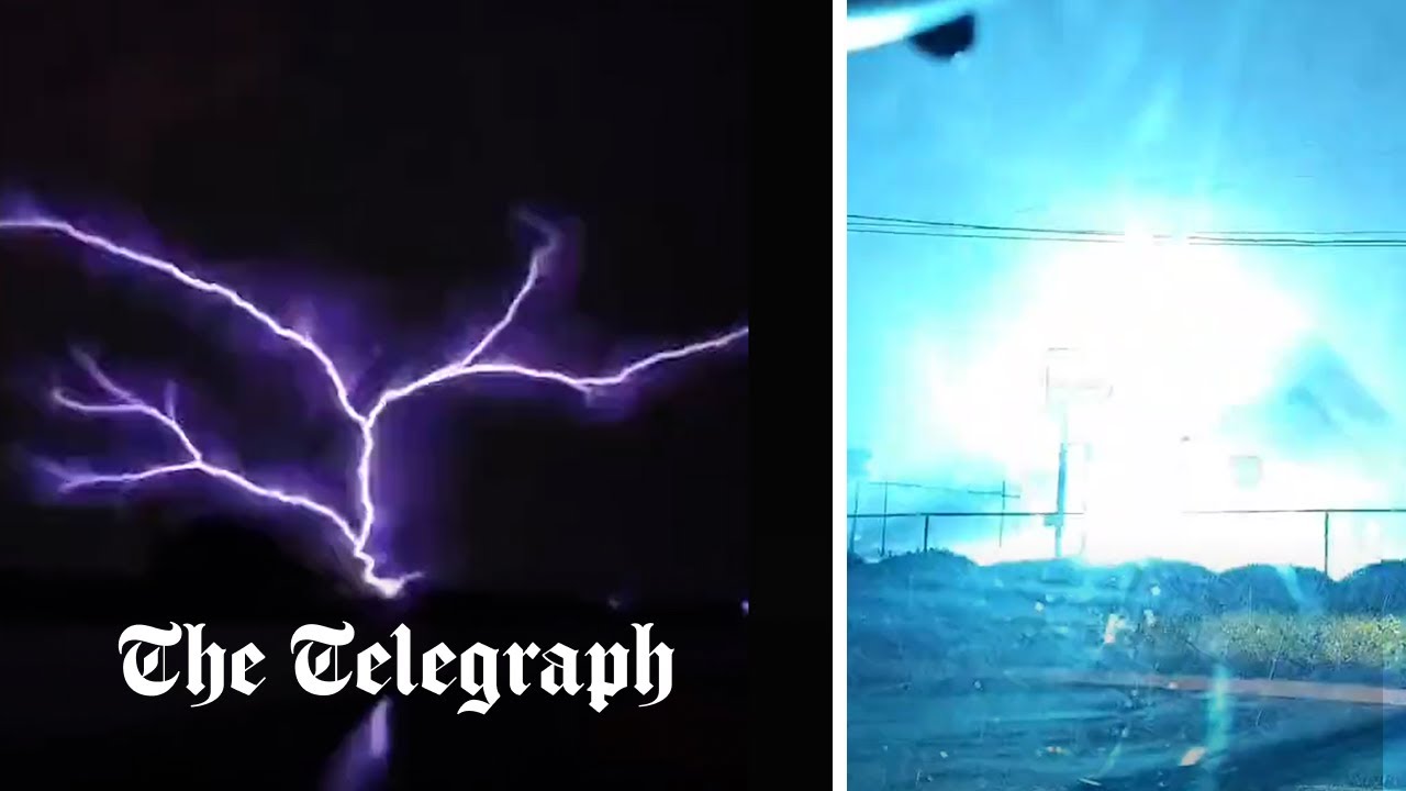 Watch: Pilot captures St Elmo’s Fire from cockpit before Hurricane Idalia