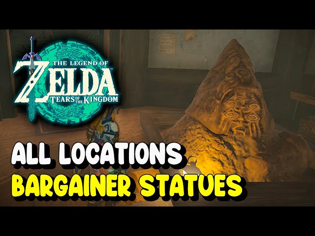 All Bargainer Statue locations in The Legend of Zelda Tears of the Kingdom