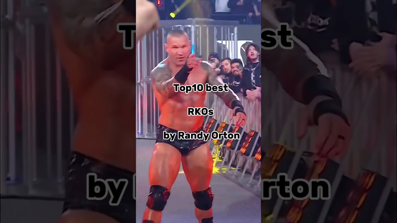 Top10 best RKOs by Randy Orton #top10 #best #rko #randyorton #wwe #wrestler #youtube #shorts #yt
