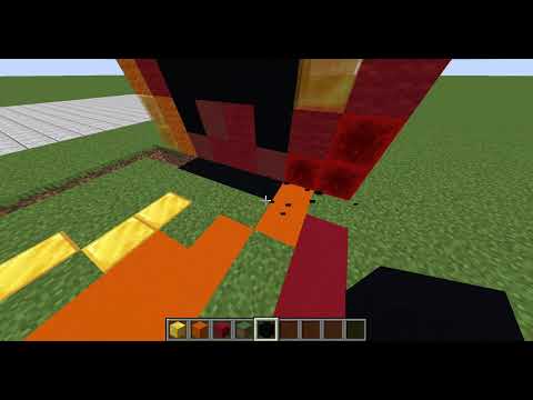 how to build PrestonPlayz's fire logo