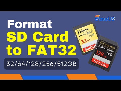 How to Format SD Card to FAT32 (32/64/128/256/512GB Supported) in Windows