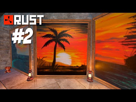Steam Community :: Video :: RUST Drawing #2: Palm tree at sunset