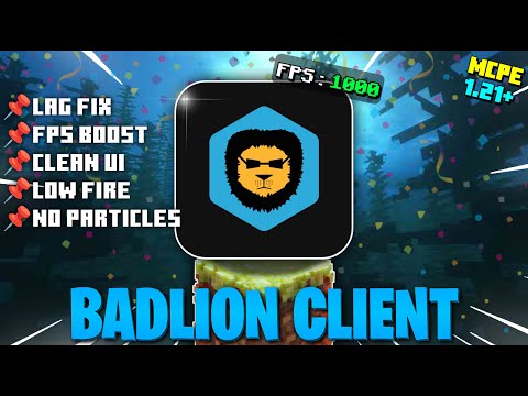 The Ultimate MCPE PvP Client⚡ - Badlion Client 1.21 [No Lag + FPS Boost]🔥