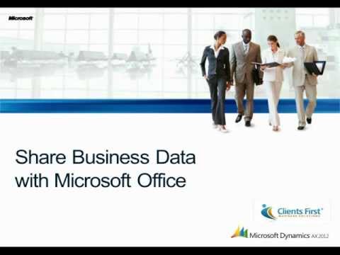 Microsoft Dynamics AX 2012 Shares Business Data with Microsoft Office