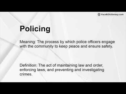 Policing Meaning