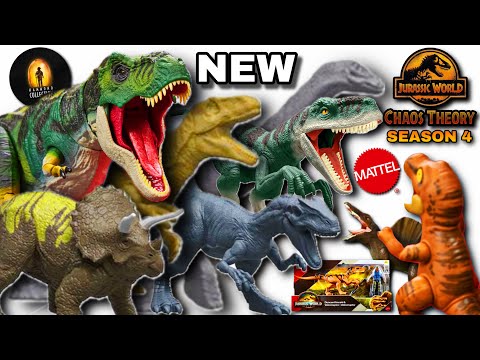 HAMMOND COLLECTION BUCK T REX & GREEN ATROCIRAPTOR! | Jurassic World Chaos Theory Season 4 Dino Toys