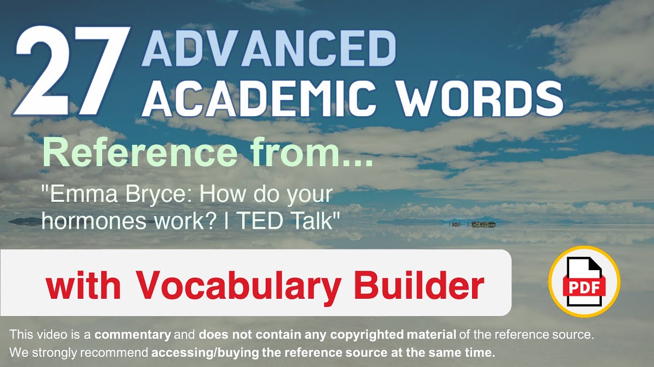 27 Advanced Academic Words Ref from 