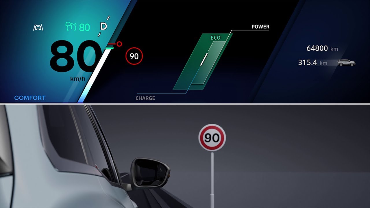 alerta de exceso de velocidad con reconocimiento de señales de tráfico