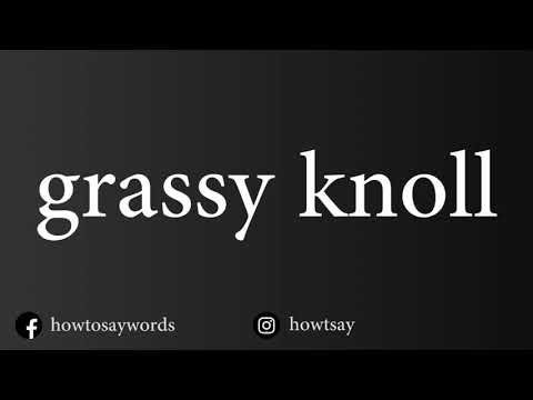 How To Pronounce grassy knoll