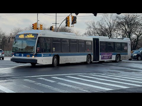 MTA NYCT | M101 Bus Action Via 181st Street By Amsterdam Avenue