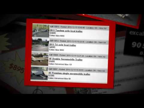 trailer ads by Excalibur Trailers Factory Direct boat snowmobile utility