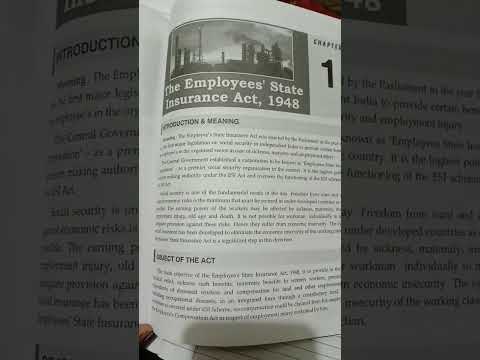 The employees state insurance act 1948 #trending #knowledge