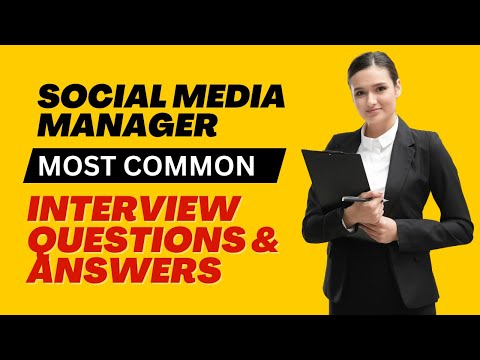 Social Media Manager Interview Questions and Answers for 2025