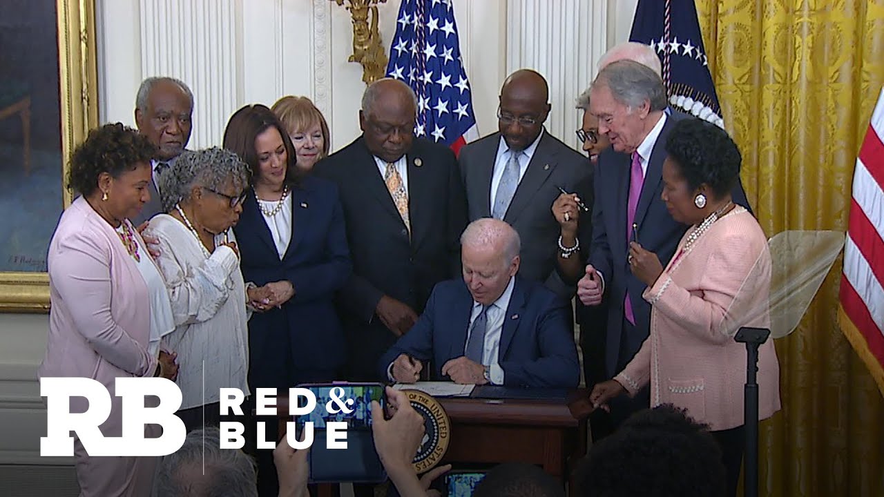 Juneteenth becomes a national holiday while states wage battles over teaching about racism