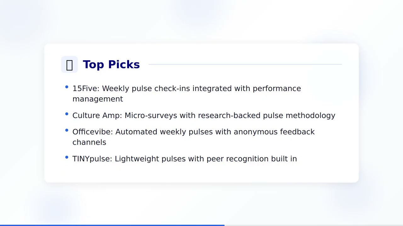 Top 10 Pulse Survey Software 2026