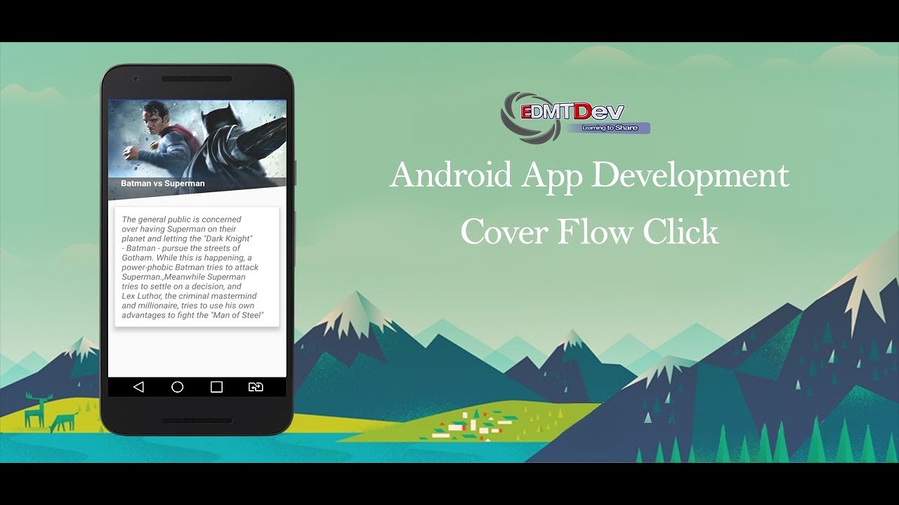 Android Studio Tutorial - Cover Flow Item Click