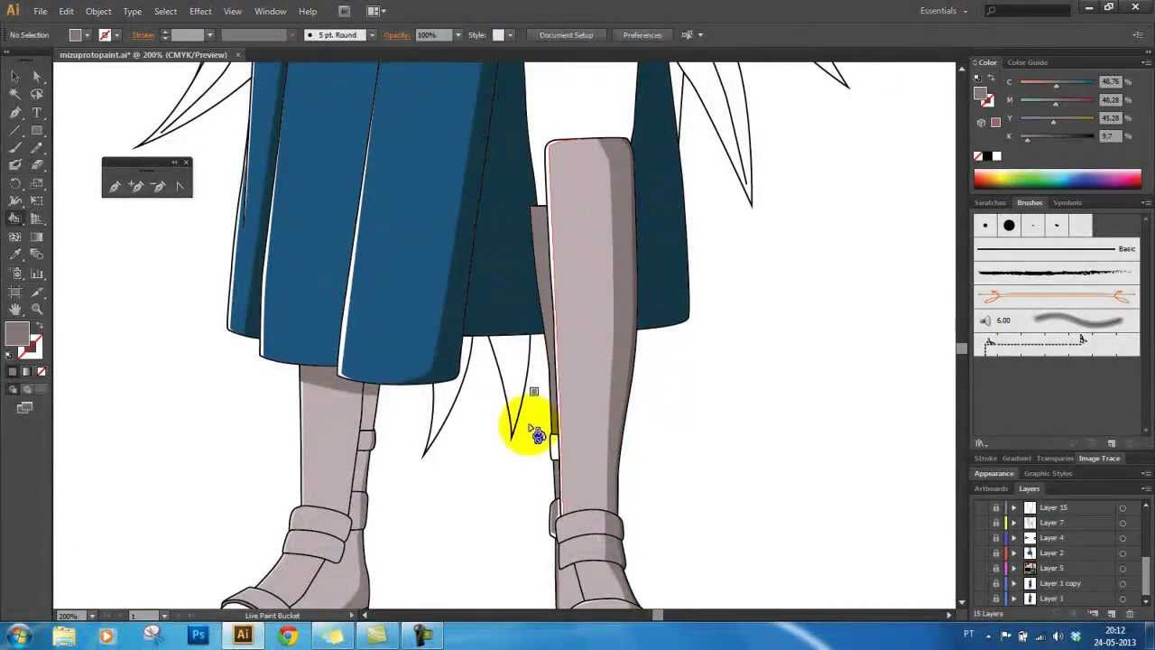 4th Tutorial (Part 2) - How I make my Naruto characters? - by goriverde