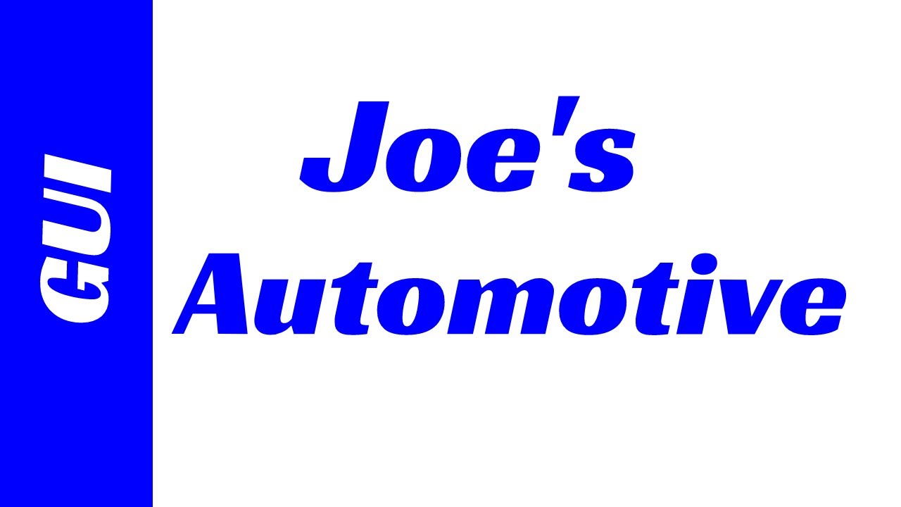 11.06 Joe's Automotive class | Starting Out With Java (Fifth Edition)