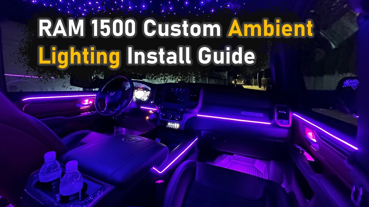 RAM CUSTOM INTERIOR LIGHTING INSTALL GUIDE (STEP BY STEP)