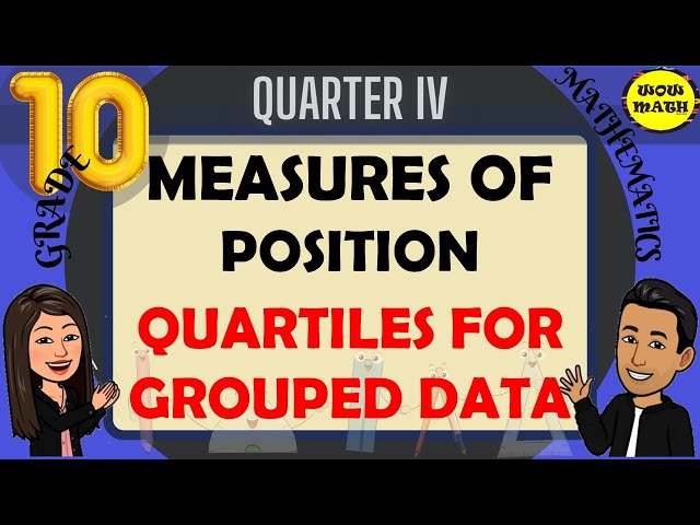 Understanding Quartiles For Grouped Data In Grade 10 Mathematics 3640
