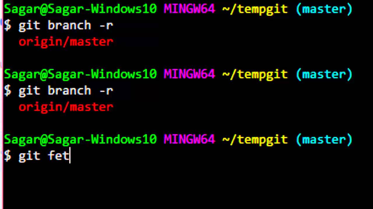 How to update remote branch list in Git