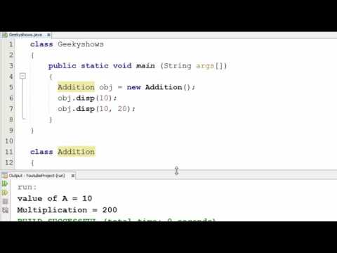 Learn 63 Method overloading in terms of number of parameter in Java Programming Hindi - Mind Luster