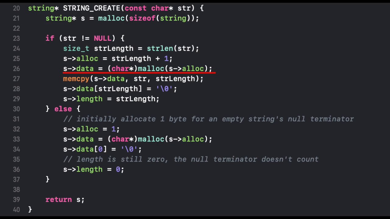Creating My Own String Library in C