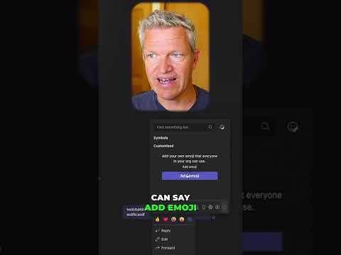 Why canβt i add a gif emoij as a reaction to a message in Microsoft teams fix #microsoftteams #howto