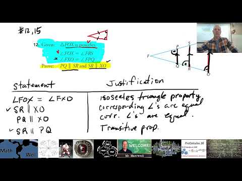 FM 20 2.2 #12 Two Column Proof HW