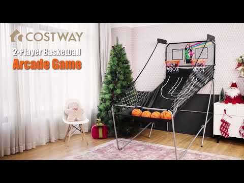 Costway Indoor Double Electronic Basketball Game
