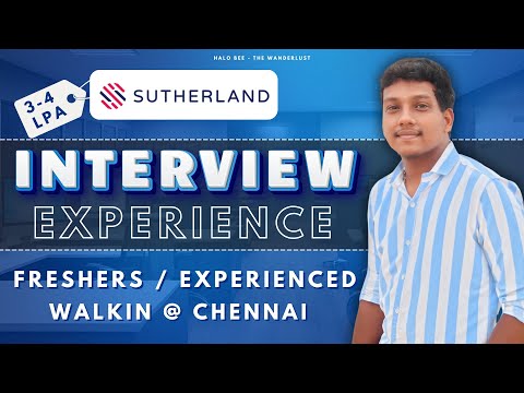 Sutherland Interview Walkin 2024 | Interview Questions | Voice/Non Voice process | Tamil | Halo Bee