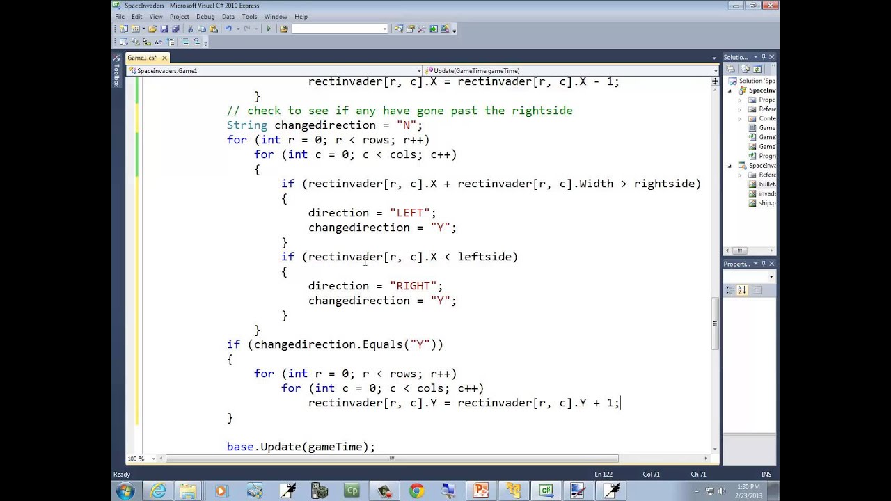 2D Game Development: Space Invaders