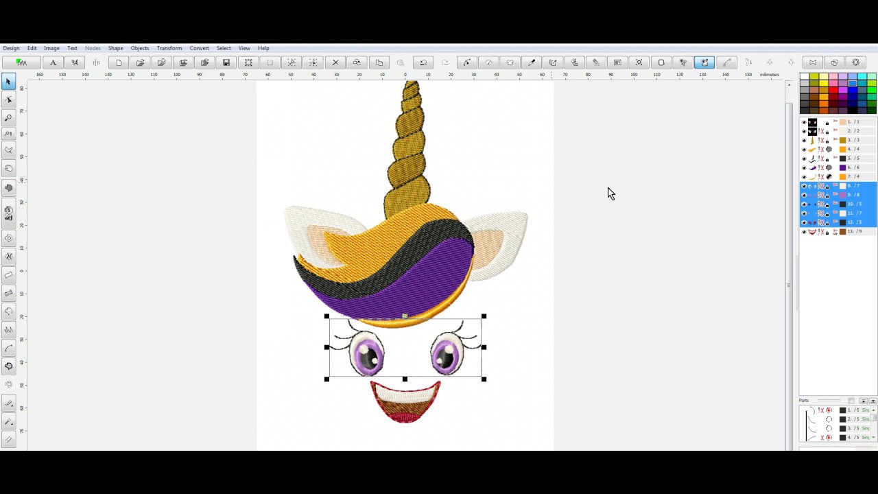 Embird Tutorial - Digitize Elements You Can Drop In Your Designs