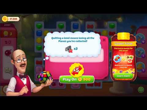 Homescapes Stuck Level 2060 - 2061 | Gameplay Walkthrough 🏠
