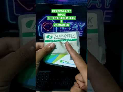 PERBEDAAN KARTU BPJS KETENAGAKERJAAN DAN JAMSOSTEK..!!! #shorts