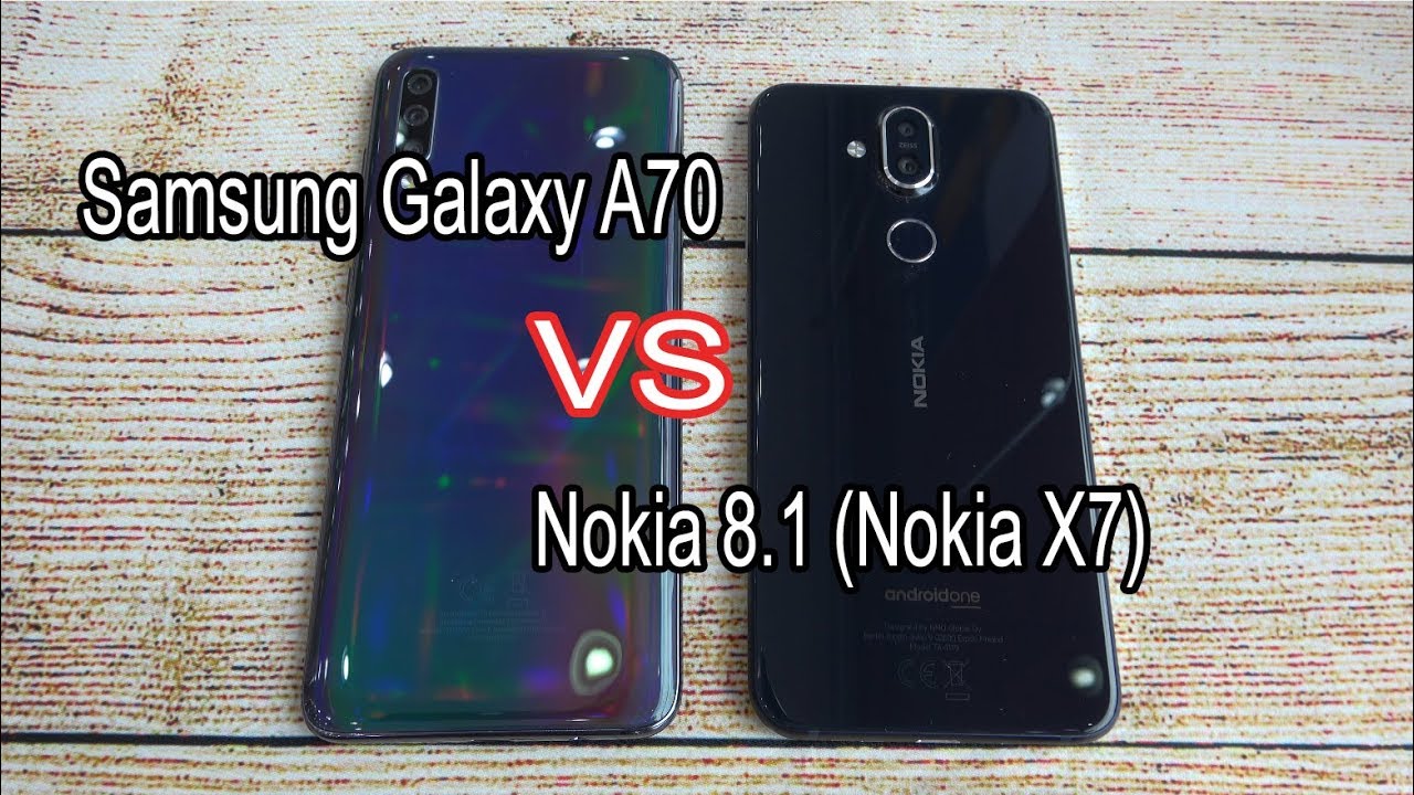 Samsung Galaxy A70 vs Nokia 8.1 | SpeedTest and camera comparison