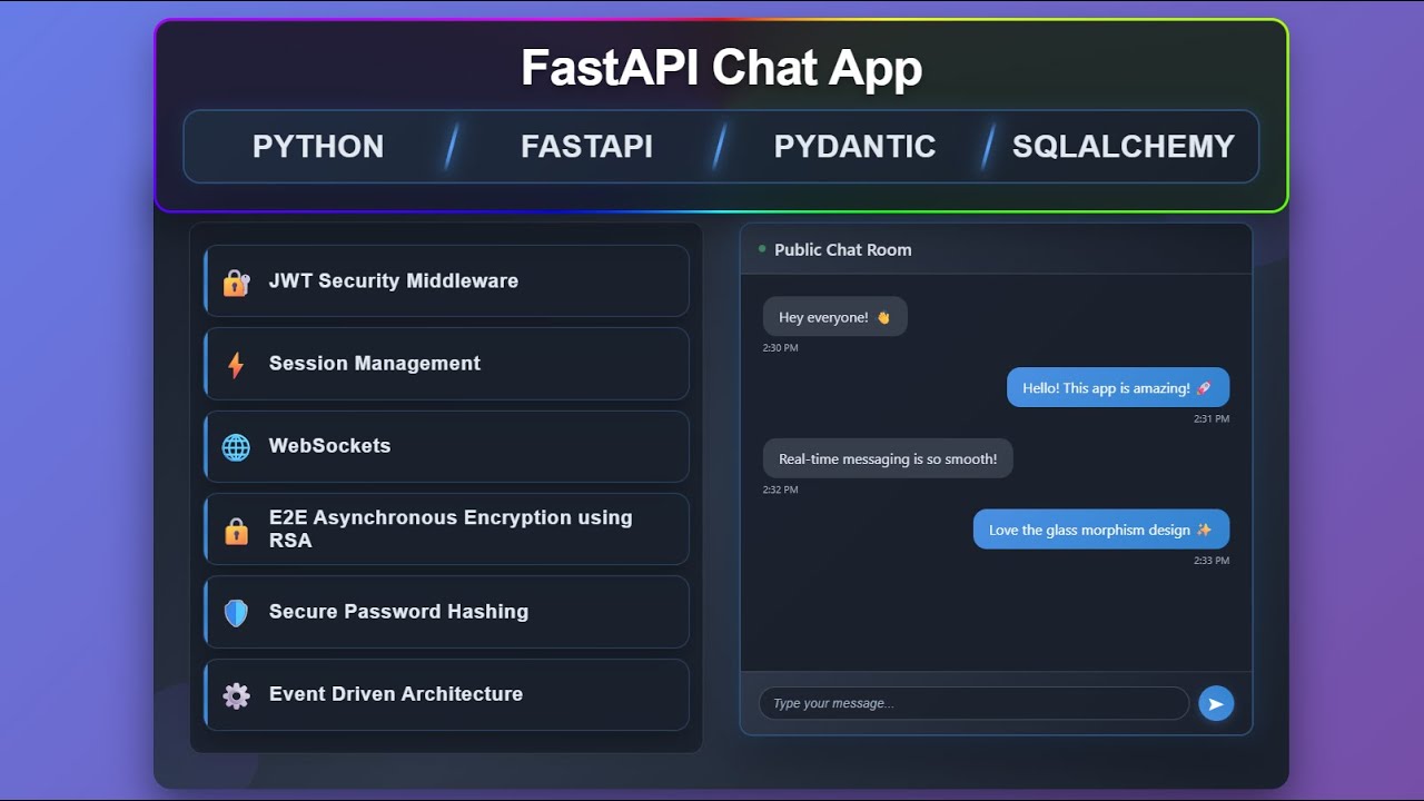 Build a Secure WebSocket System in Python – FastAPI + JWT + E2EE (Part 1)