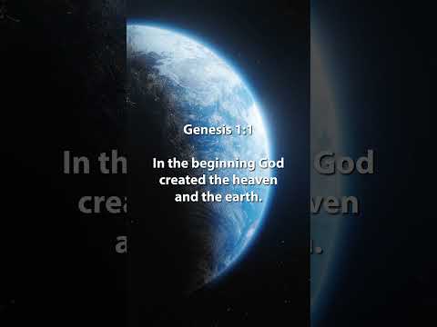 In the Beginning – Genesis 1:1 Bible Verse