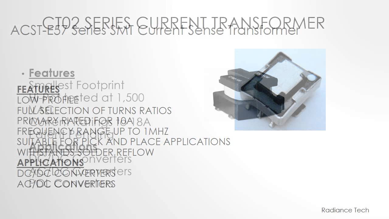 Current Transformers customer presentation