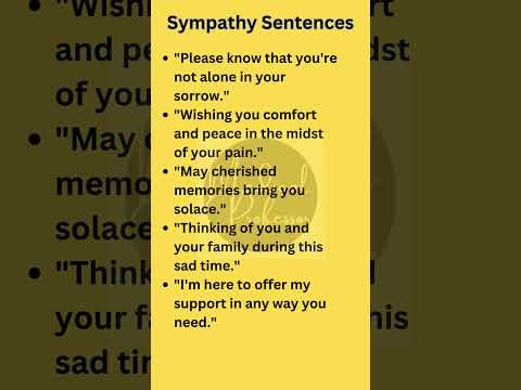 Sympathy Sentences | Daily Use English Sentences #shorts