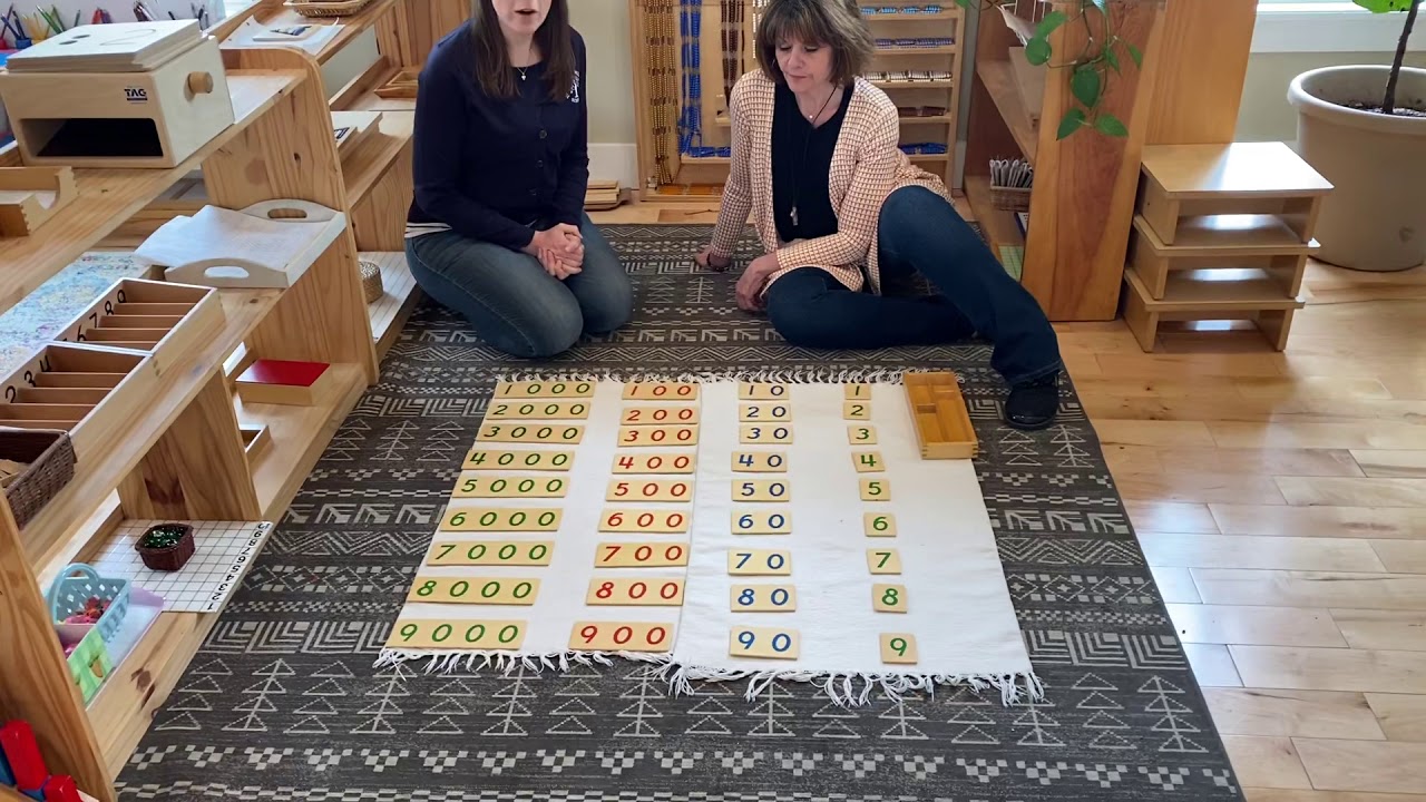 Montessori Large Card layout