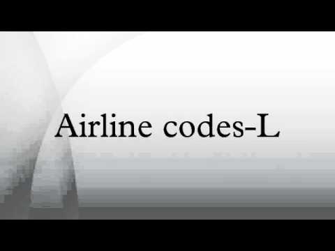 Airline codes-L