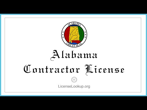 Alabama Contractor License - What You need to get started #license #Alabama