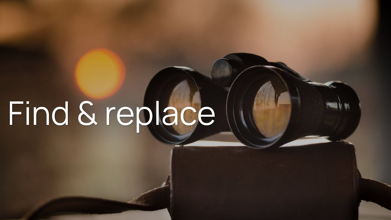 Figma's new feature - find & replace